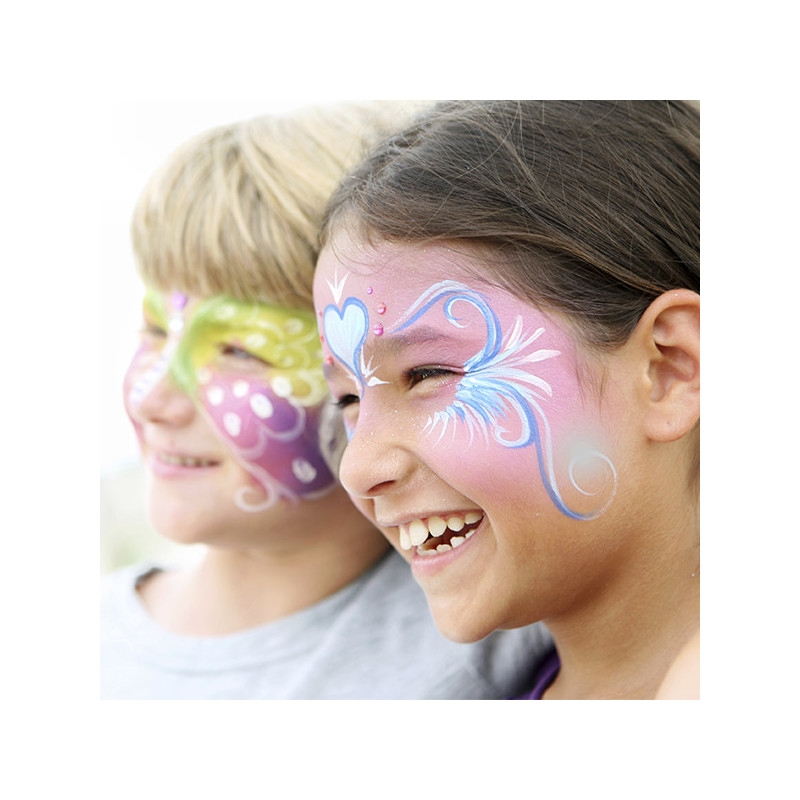 Пастели за рисуване на лице и тяло - 6 цвята Не ви е необходима основа ...