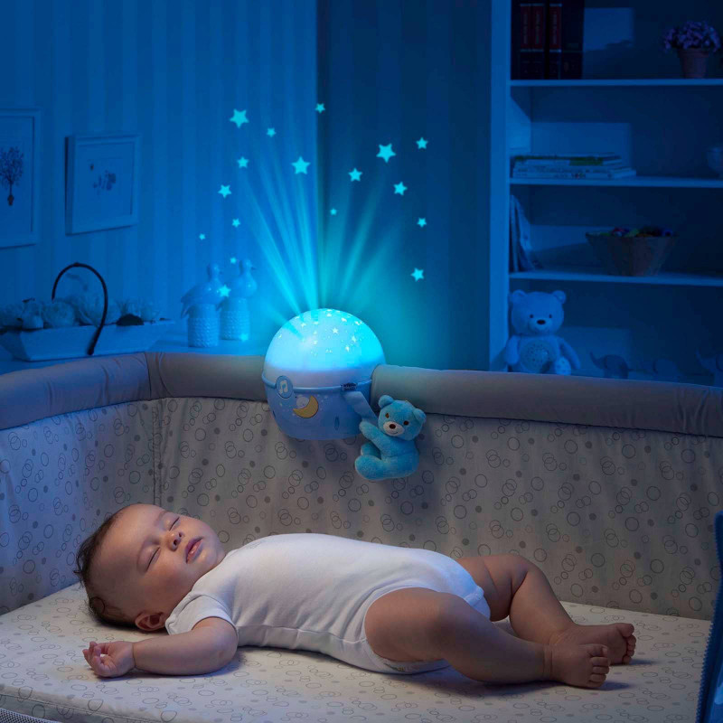 Chicco Прожектор лампа в син цвят, Мече | Kidso.bg